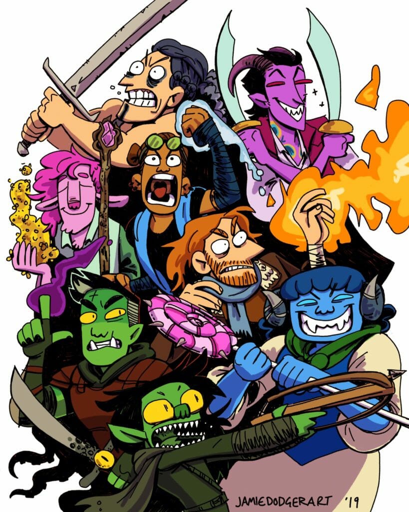 Jamie Dodger @jamiedodgerart | Critical Role