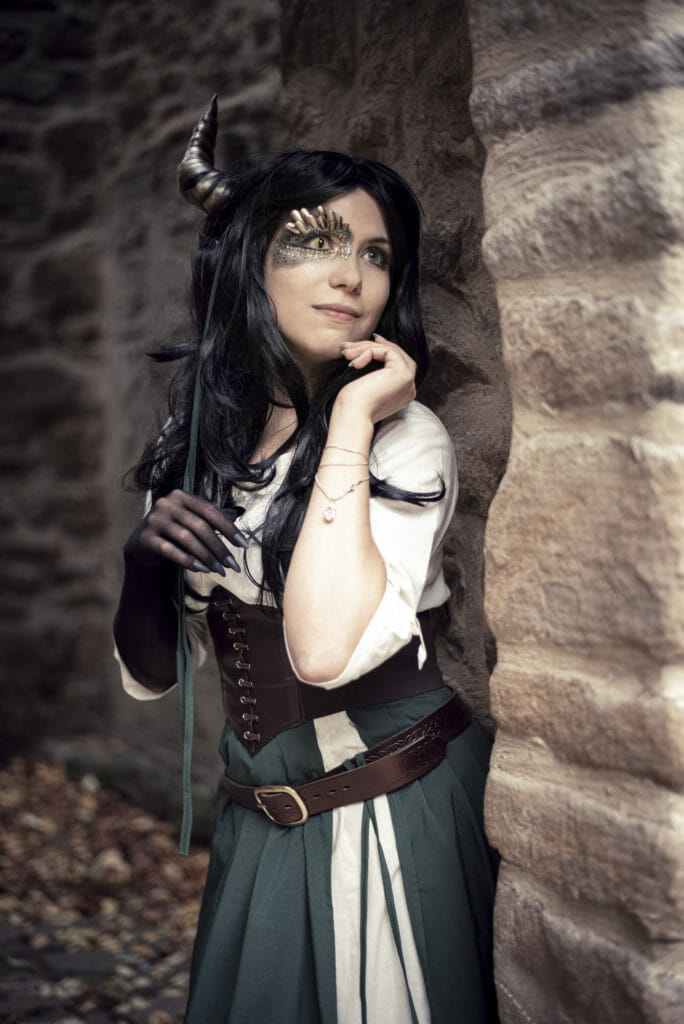Cosplay , SFX Makeup, Dragonborn Horn and Ear, and Cloak by La.Lionne ...