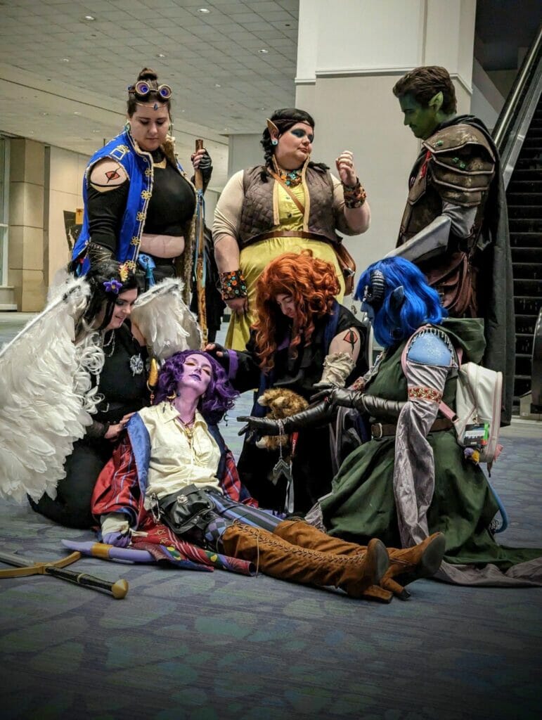 3 Mighty Nein group | Critical Role