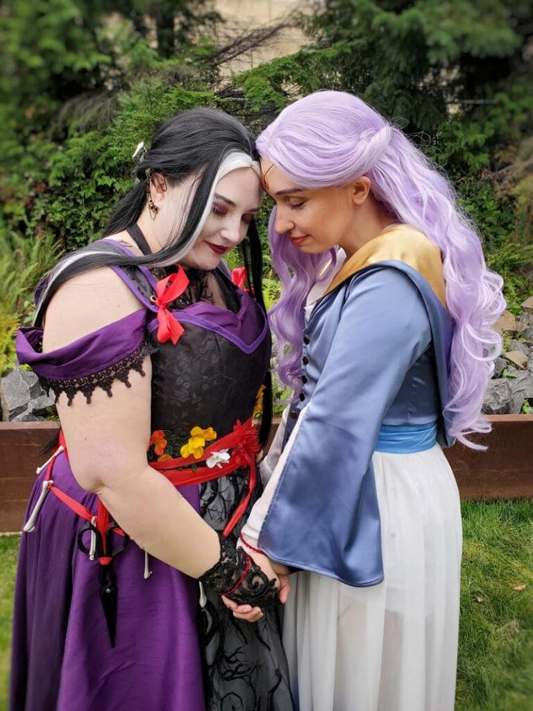 Group Imogen Cosplay by @sarrasponda (Instagram) _ Laudna Cosplay by @sweeteachai (Instagram ...