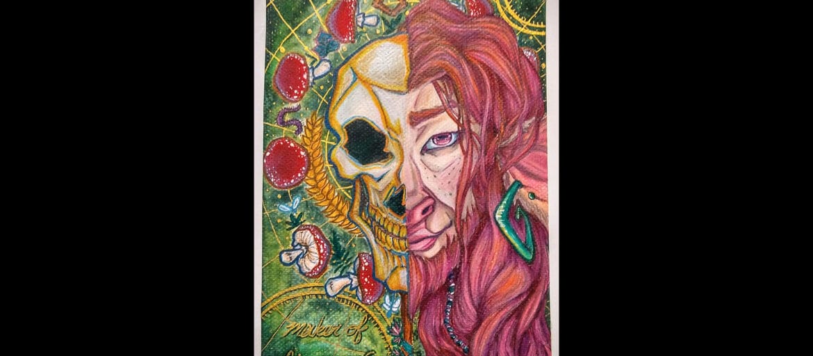 Moonweaver art by Kaitlyn L. @nerdy.nostalgia.instagram nerdynostalgia ...